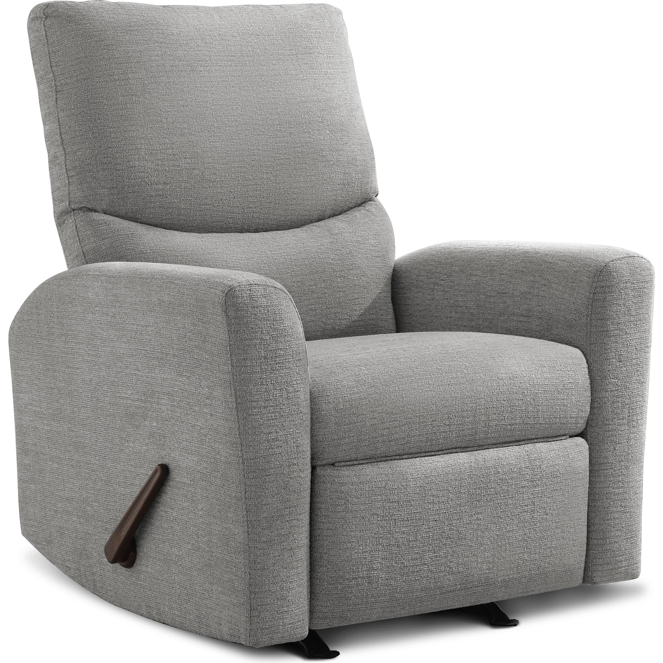 Monarch Addison 8D51025 Rocker Recliner - Tan