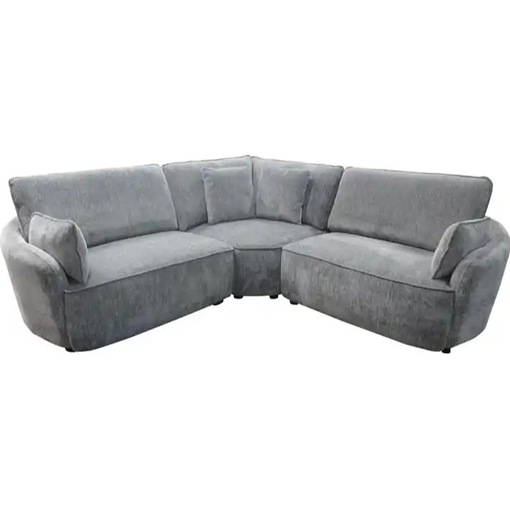 Primo International Mobilier modulaire 3-pièces Eden en tissu Eden
